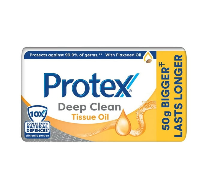 Buy Protex Deep Clean Tissue Oil Bar Soap 200g in Bulk | Makro Business