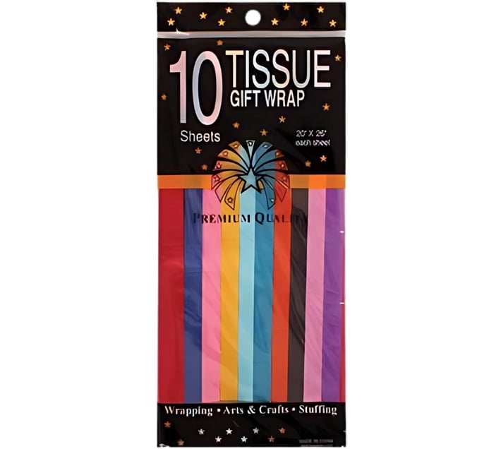 AZ Décor Paper Tissue 50X70Cm 10Xshts Astd Colors Paper Gift Wrapper ...