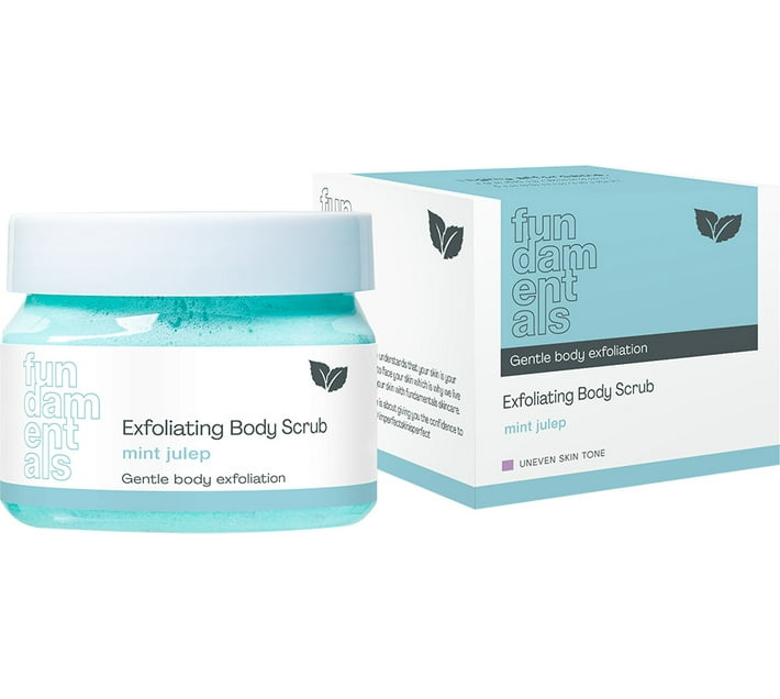Fundamentals Skincare Exfoliating Body Scrub | Mint Jelup | Smoother ...