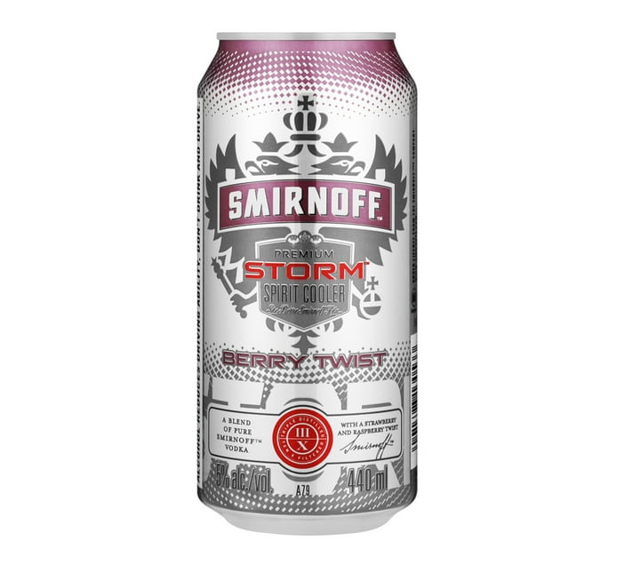 Smirnoff Storm Berry Twist (24 x 440 ml) | Makro