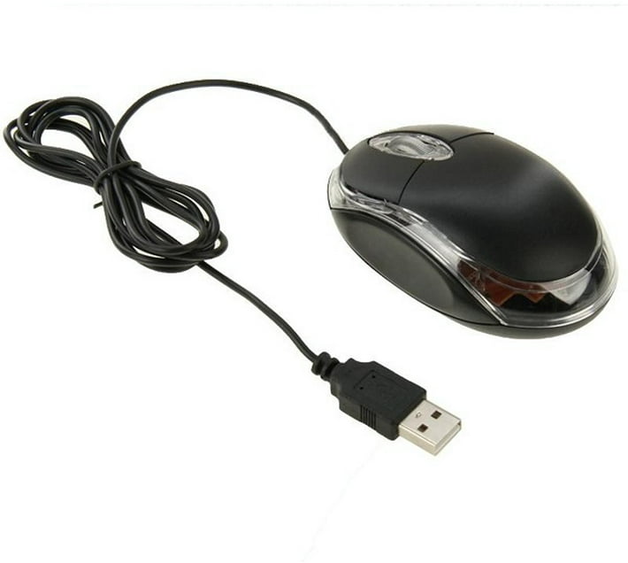 PressPlay Tech TPM010 Wired Mouse Wireless (USB 2.0, Black) | Makro