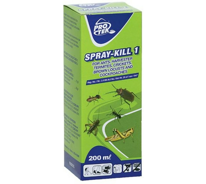 Protek Spray-Kill 1 For Home/Garden Insects Pesticide (200 ml, Liquid ...