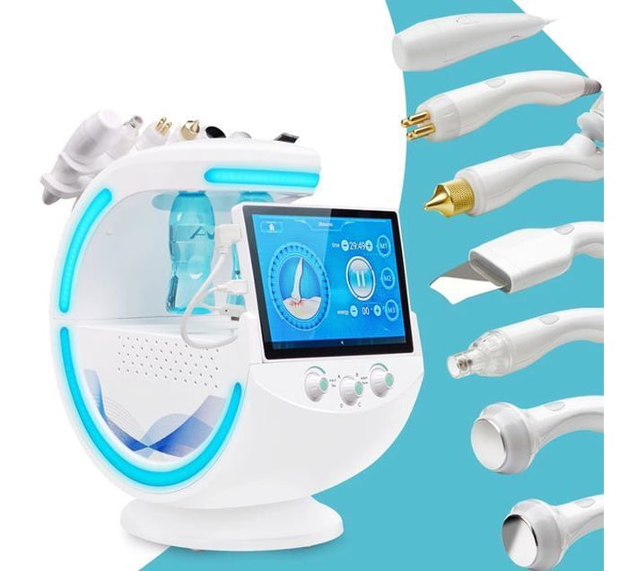 GLsa 7 in 1 smart ice blue skin micro-dermabrasion () | Makro