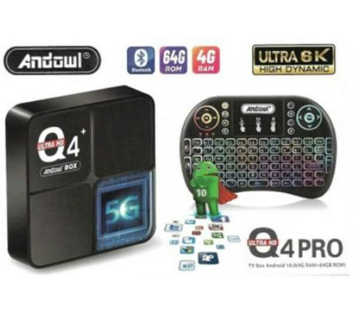 Buy Andowl Q4 PRO Parallel Import Streaming Box (64 GB, Quad core) in ...