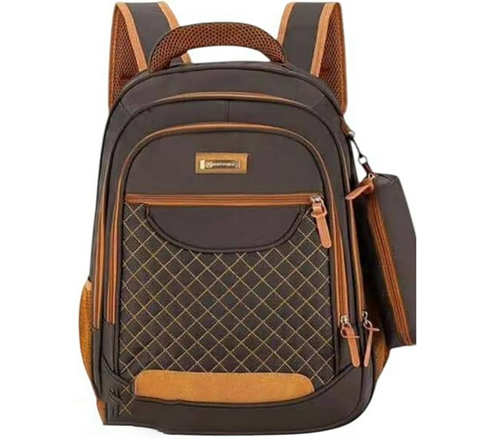 Back Pack Schoo-Bag 36 ml Backpack (Brown) | Makro