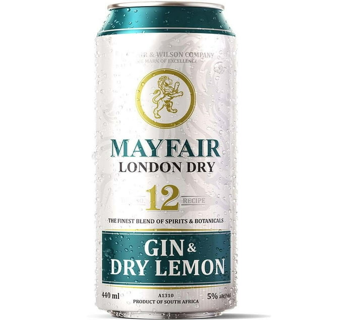Mayfair London Dry Gin (5 Percent Alcohol, Pack of 1, 440 ml) | Makro