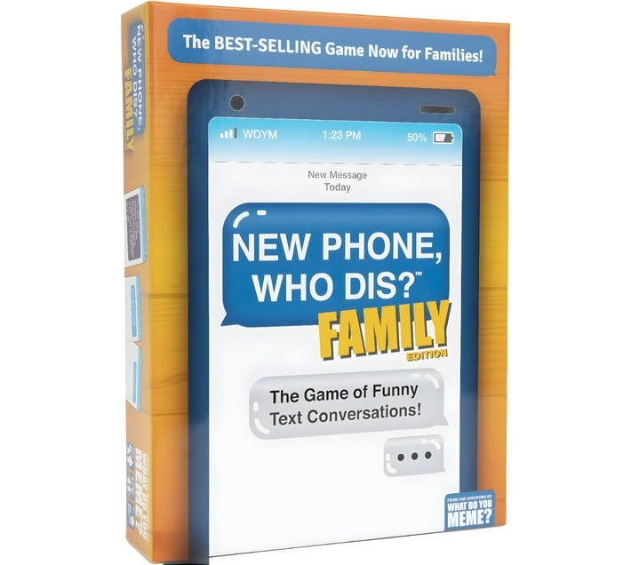 Generic WHAT DO YOU MEME? New Phone, Who Dis? Family Edition Post Card ...