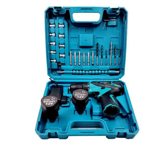 Someone’s in a Makro Cordless Lithium-Ion Drill and Screwdriver Set 18V ...