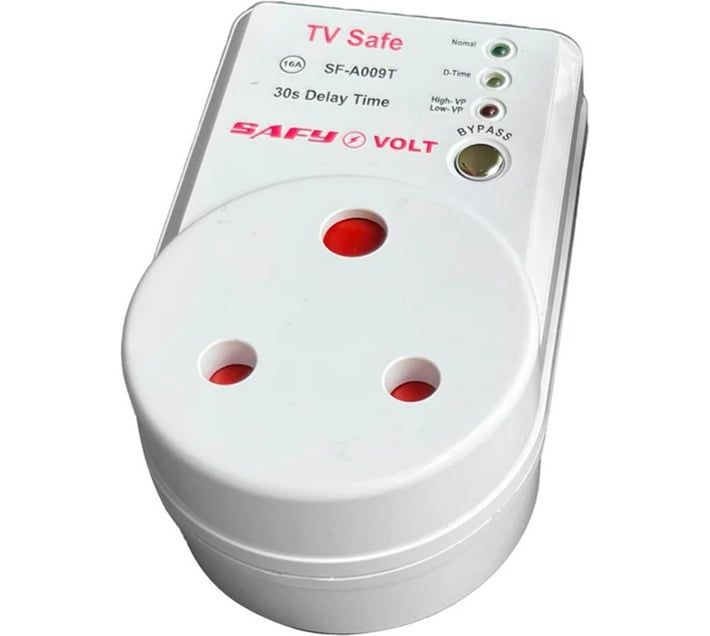 SAFY SF-A009T Three Pin Plug (White) | Makro