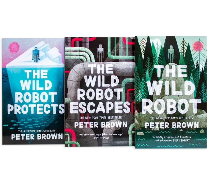 The Wild Robot Series 3 Book Collection by Peter Brown (English) | Makro