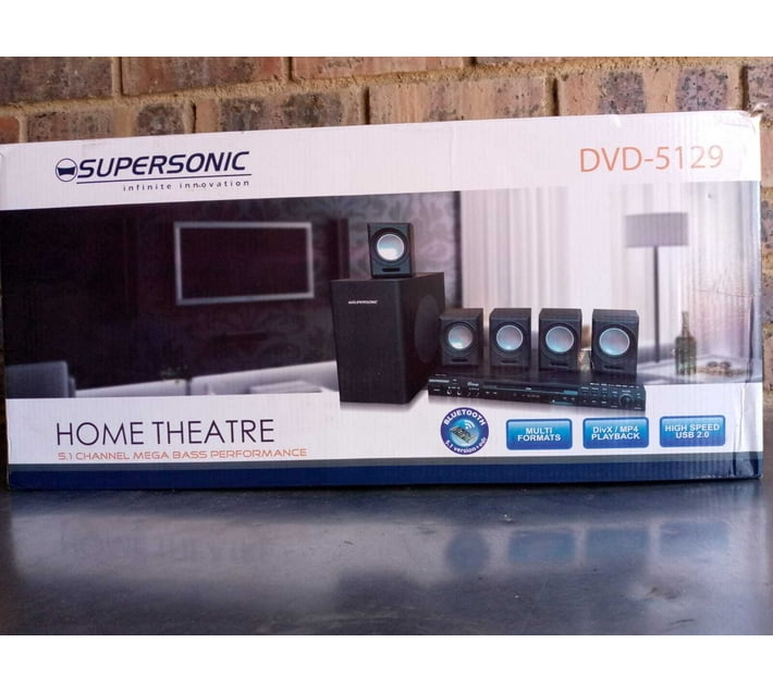 Supersonic Wired & Wireless Home Theatre 5.1 (Black, NA) | Makro
