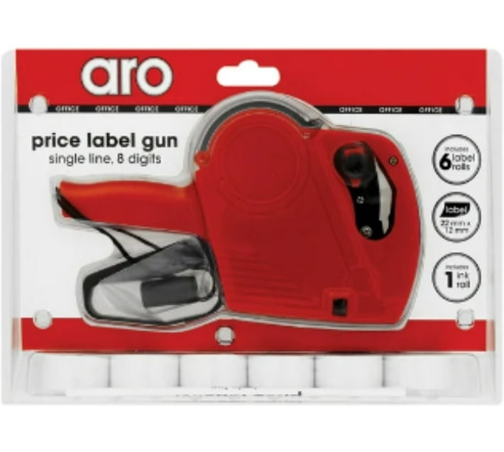 ARO PriceLabel Gun - Red Label Stamping Machine (Manual) | Makro