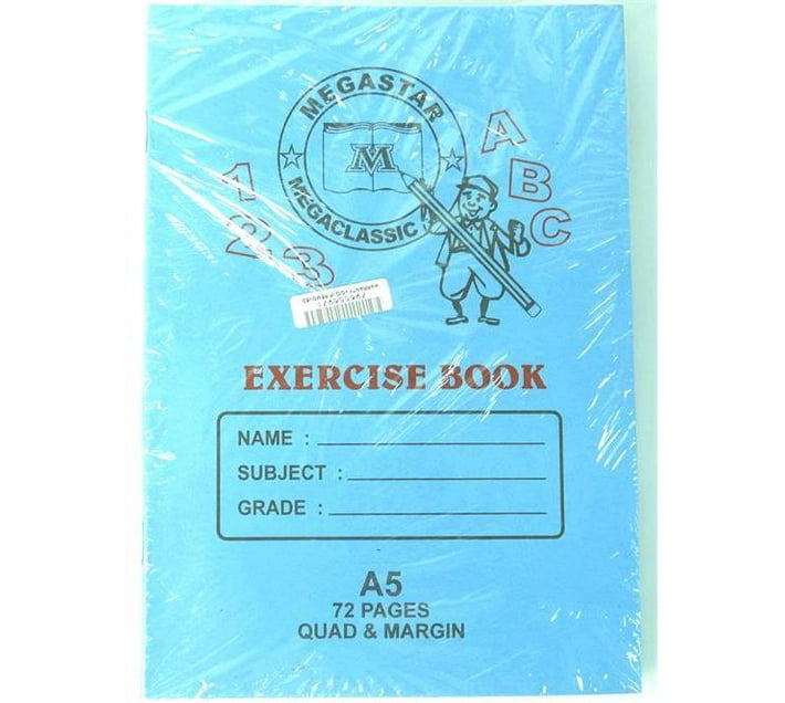 Someone’s in a Makro Megastar A5 Exercise Book 72page Quad and Margin Mood