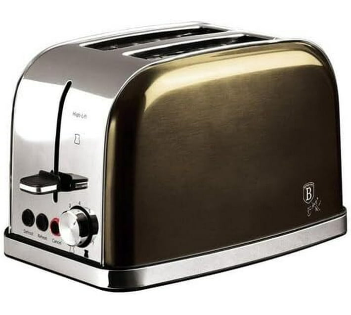 Berlinger Haus 2-Slice Stainless Steel Toaster - Shiny Black 850 W ...
