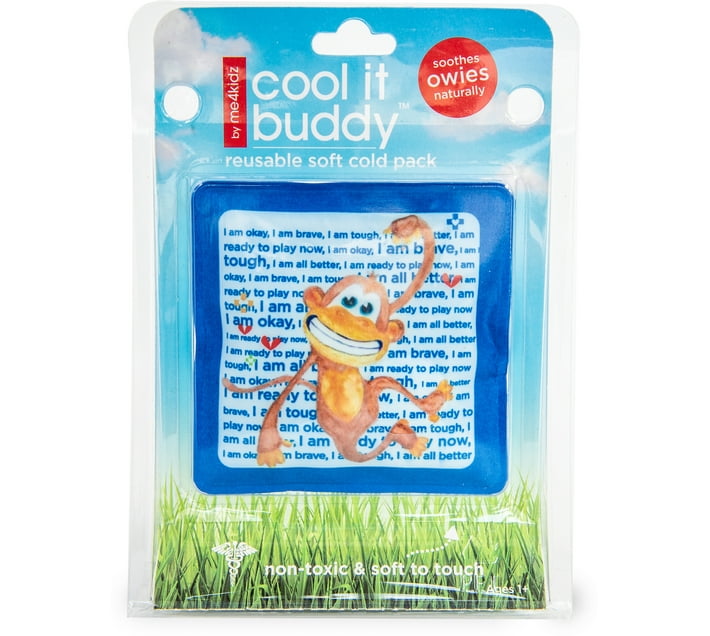 Me4Kidz COOL IT BUDDY REUSABLE ICE PACK MOnKEY Cold Pack (Blue) | Makro