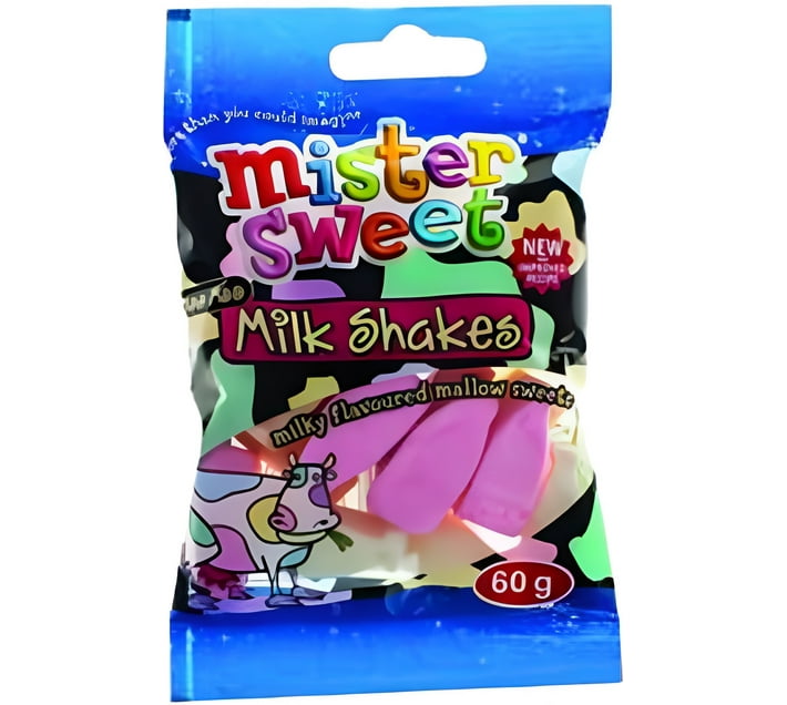 Mister Sweet Sweet gummy ms moo milk-shakes 60g (th) Bag (6 x 60 g) | Makro