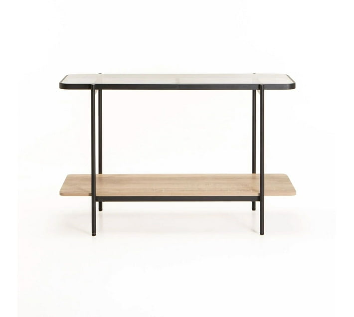 VIVIDITTO DF3607 Glass Free Standing Sideboard (Finish Colour - Brown ...