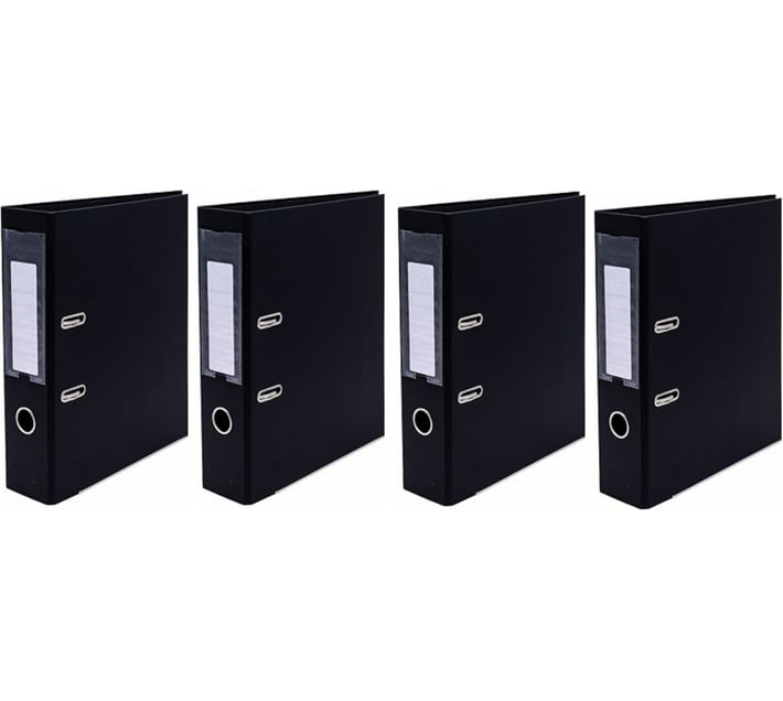 Buy Nest&Note Polypropylene Black Premium Lever Arch File 2-Ring Binder ...