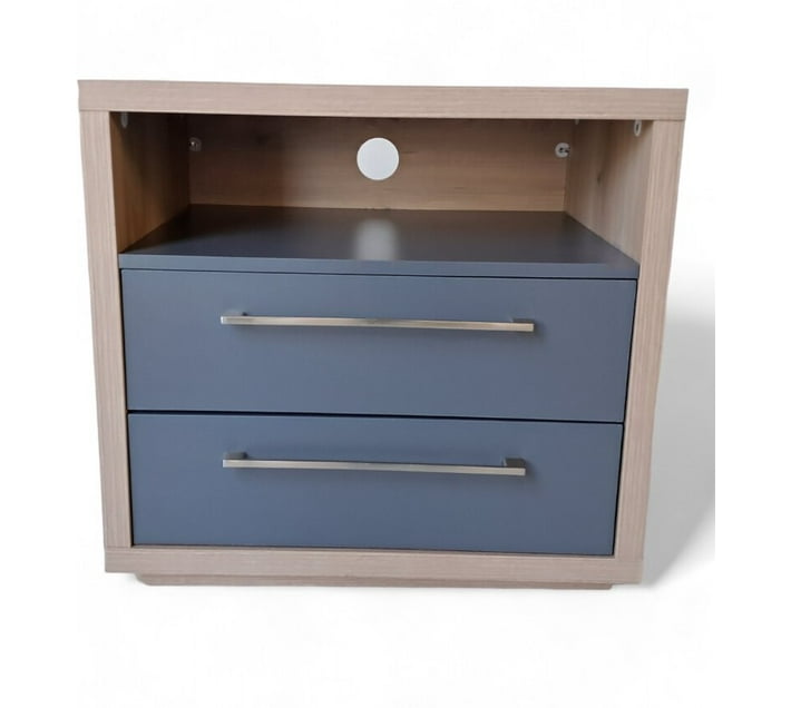 Flatpack DIY FPHOBEDNOVARASAHSTG Engineered Wood Bedside Table (Finish Colour - Sahara, Storm ...