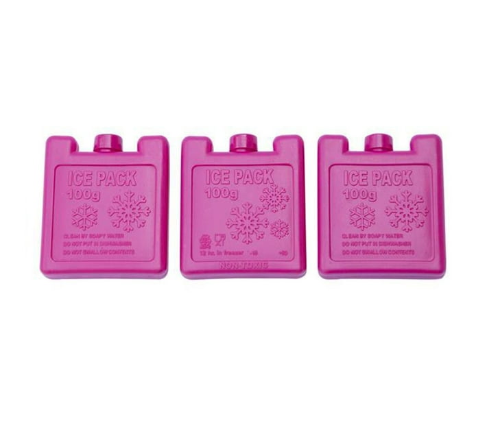 Someone’s in a Makro Mini Ice Brick Packs (3 Piece) 70mm x 80mm - Pink Mood