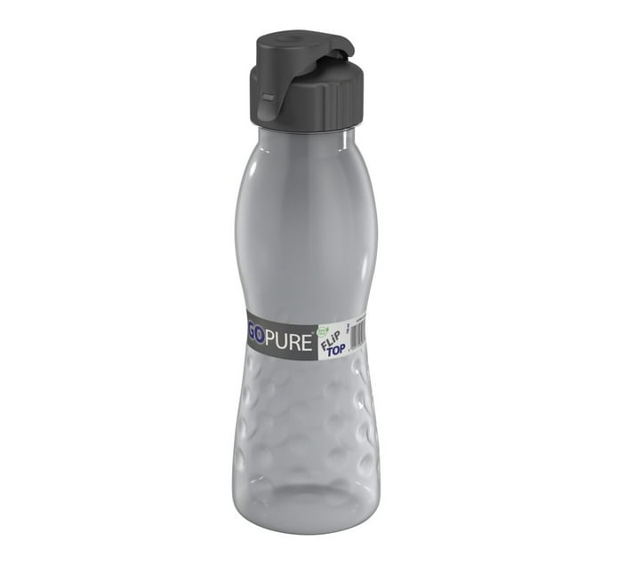 Go Pure Flip Top Bottle GREY | Makro