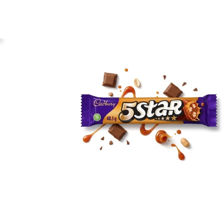 Buy Cadbury 5STAR Milk Chocolate Slabs (5 x 48.5 g) in Bulk | Makro ...