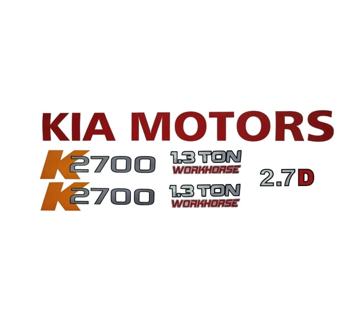 Someone’s in a Makro Workhorse Full Sticker Set Compatible With Kia ...