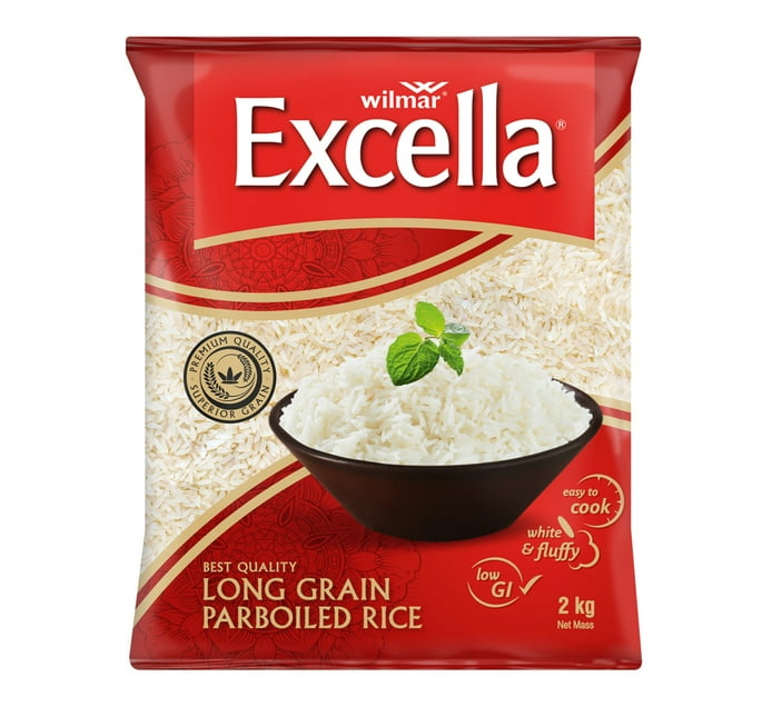 Excella Parboiled Rice (1 x 2kg) | Makro