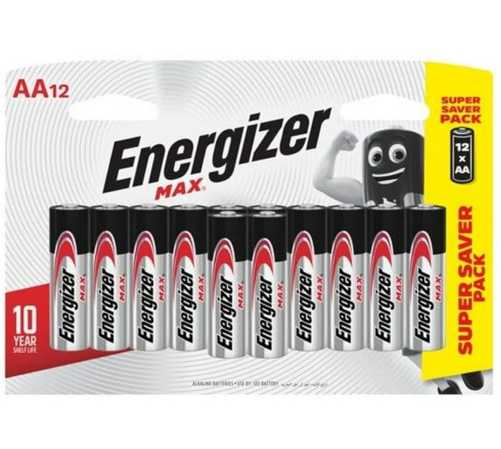 Buy Energizer AA Alkaline Battery (Pack of 12) in Bulk | Makro Business