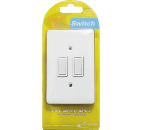 Crabtree 2-Lever 1-Way Complete Switch 4x2 Builders | Electrical and ...