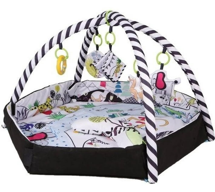 presh play gym physical coordination Crib Toy and Play Gym (Multicolour ...