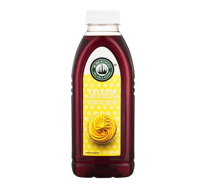 Robertsons Food Colouring Egg Yellow (6 x 500ML) | Makro