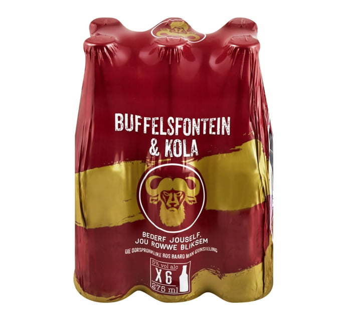 Buy Buffelsfontein Brandy & Cola Premix 6 x 275ml in Bulk | Makro Business