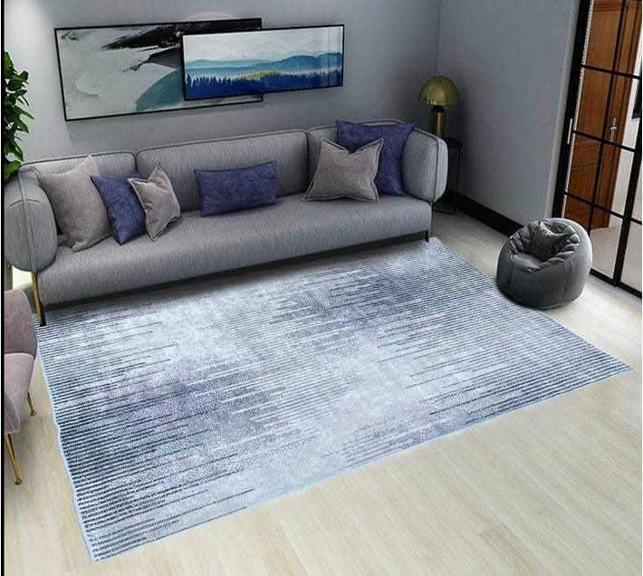 Fine Living Multicolor Velvet Area Rug (160 cm, X 230 cm, Rectangle ...
