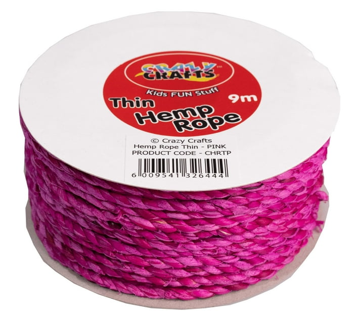 Someone’s in a Makro Rope - Hemp Rope Thin 9m - Pink Mood