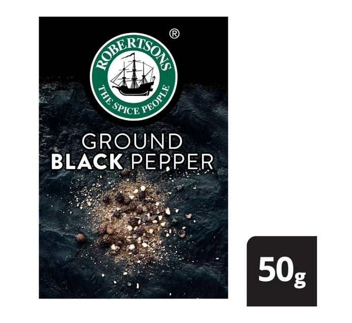 Robertsons Black Pepper Spice Refill Refill (4 x 10 x 60g) | Makro