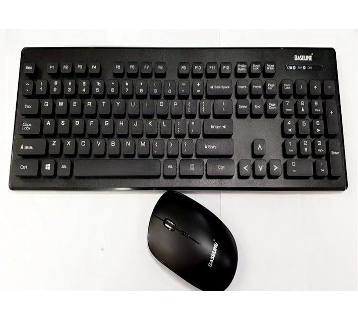 baseline BL-COMBW901 Wireless Desktop Keyboard (BLACK) | Makro