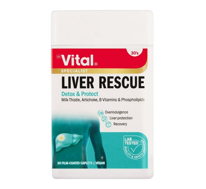 Buy Vital Liver Rescue 4 in 1 Formula 30 Tablets in Bulk | Makro Business