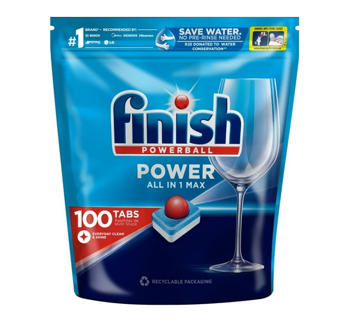 Buy Finish All In One Max Auto Dishwashing Tablets Regular 100 Tabs in ...
