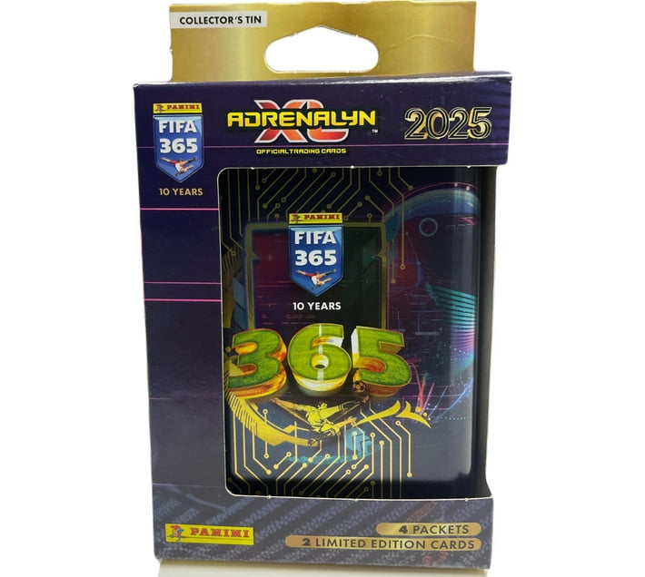 Panini Fifa 365 Trading Cards Pocket Tin (4 Packs + 2 Limited Edition ...