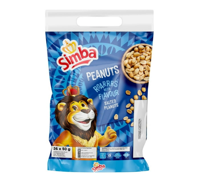 Simba Peanuts Baler Salted (36 x 50 g) | Makro