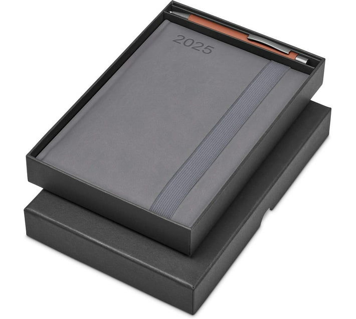 Etlamo A5 Diary page a day (Grey, colour coded pen) | Makro