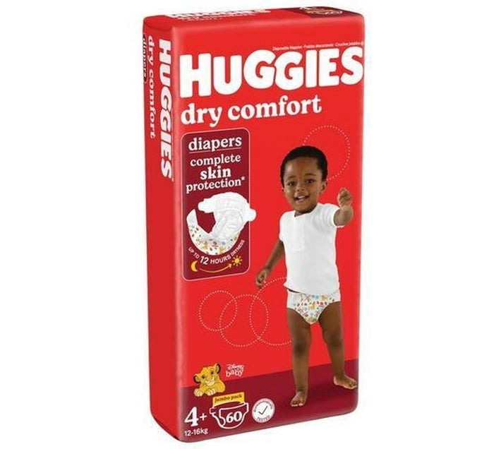Buy Huggies Dry comfort Jumbo pack (60 diapers) Pant Diapers - 4 (60 ...