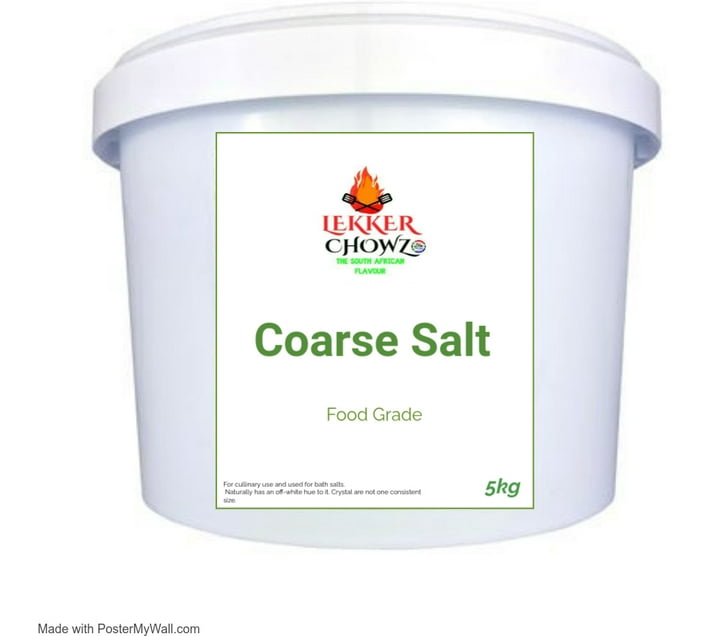 Buy Lekker Chowz Coarse Salt Sea Salt (5 kg) in Bulk | Makro Business