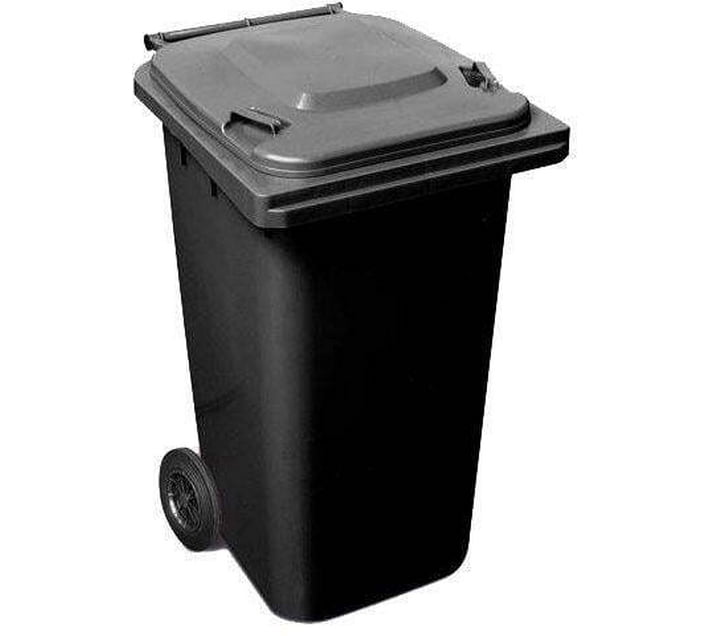 240L Wheelie Bin Plastic Dustbin (Black) | Makro