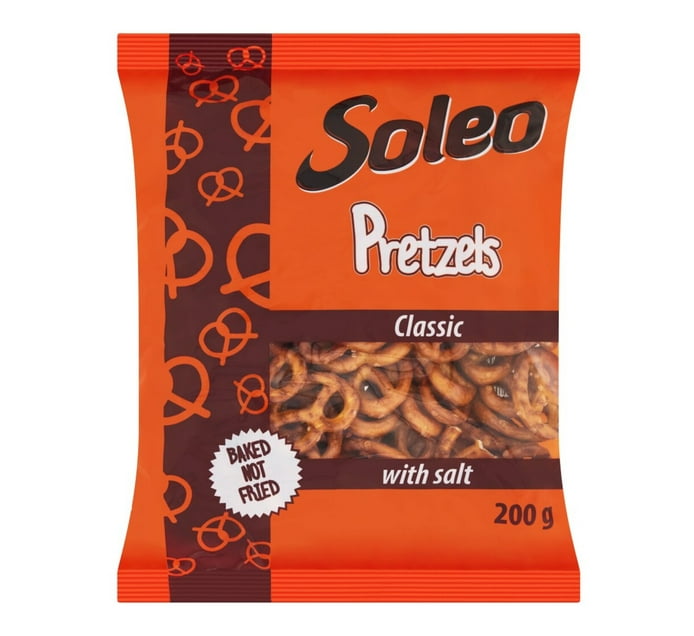 Buy Soleo Classic With Salt Pretzels 200g in Bulk | Makro Business