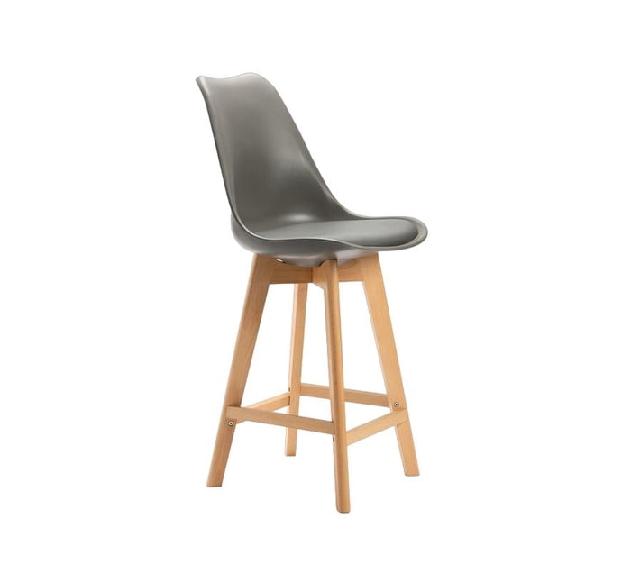 Someone’s in a Makro Eva Wooden Leg Kitchen Stool - Dark Grey Mood