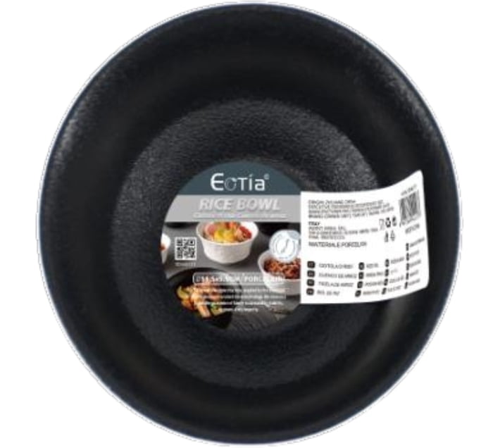 Eotia Porcelain Serving Bowl YD445177 11CM (Pack of 1, Black) | Makro