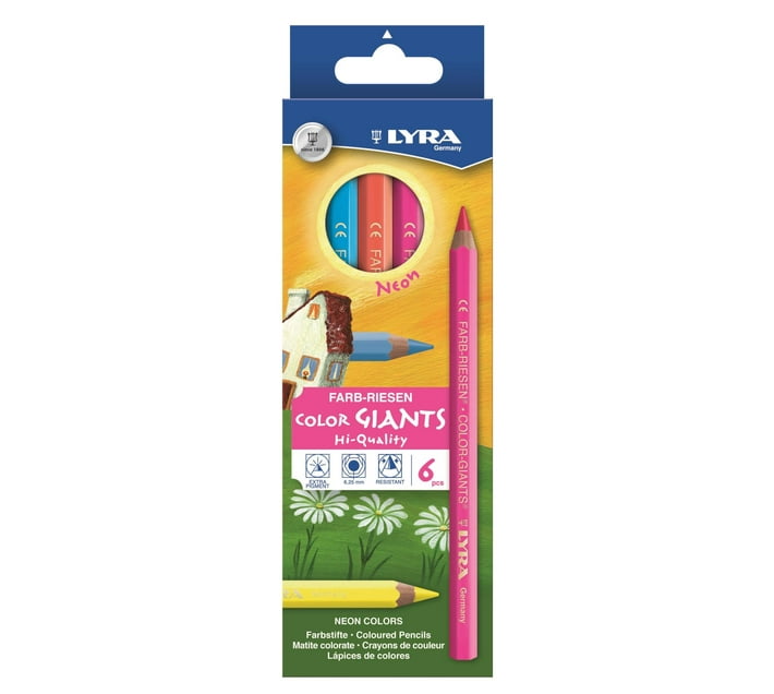 Someone’s in a Makro Color Giants Colouring Pencils Lacquered Neon 6pc Mood