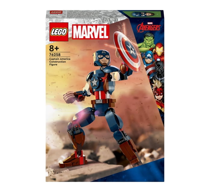 Someone’s in a Makro Lego Captain America Construction Figure Mood